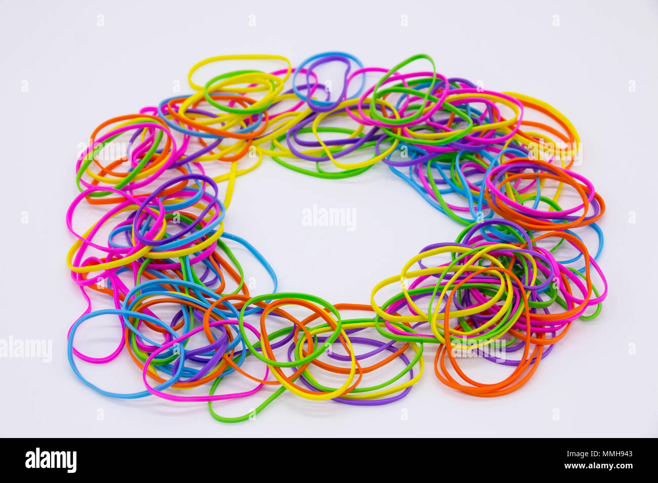Neon rubber bands hi-res stock photography and images - Alamy