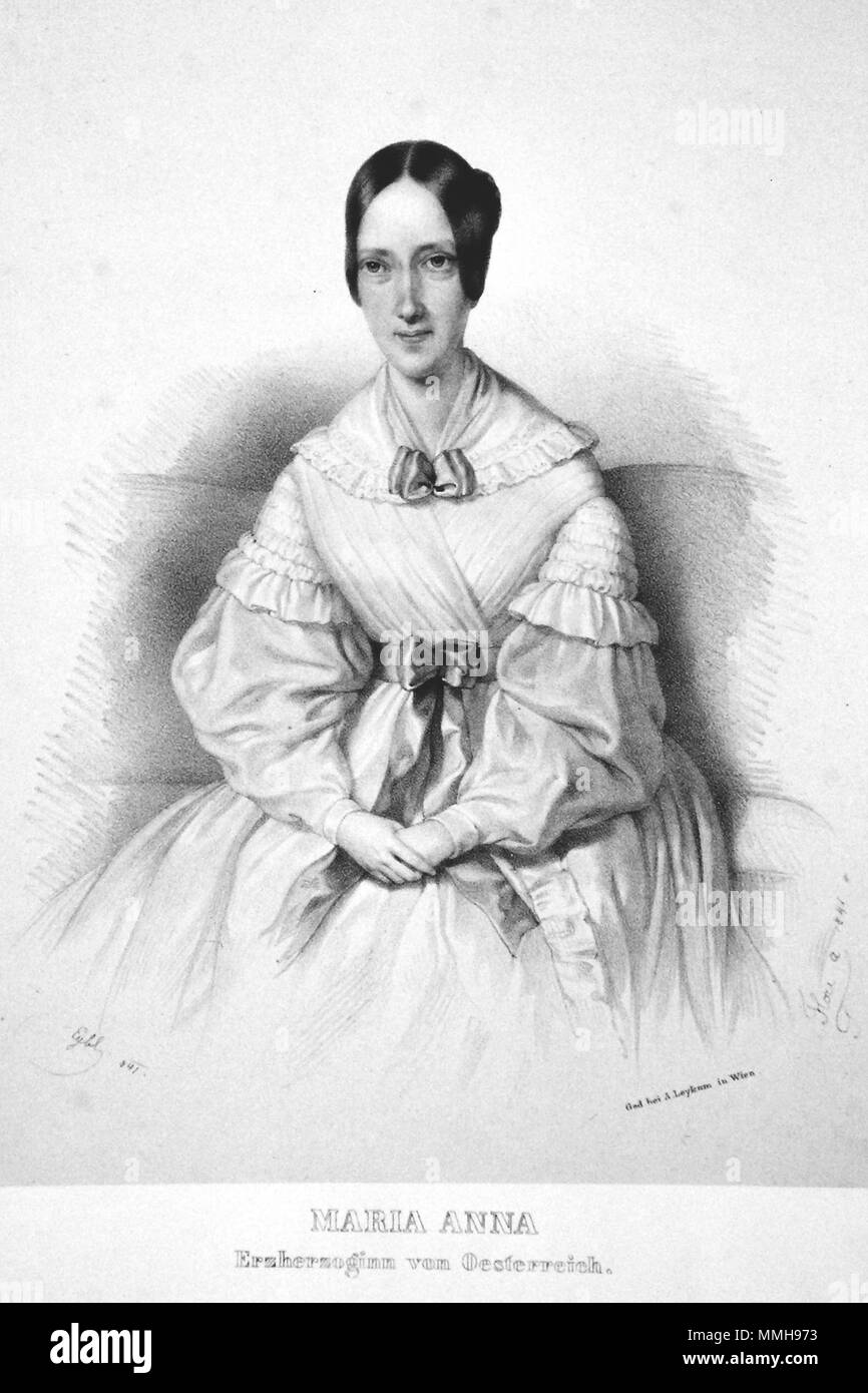 Erzherzogin anna maria hi-res stock photography and images - Alamy