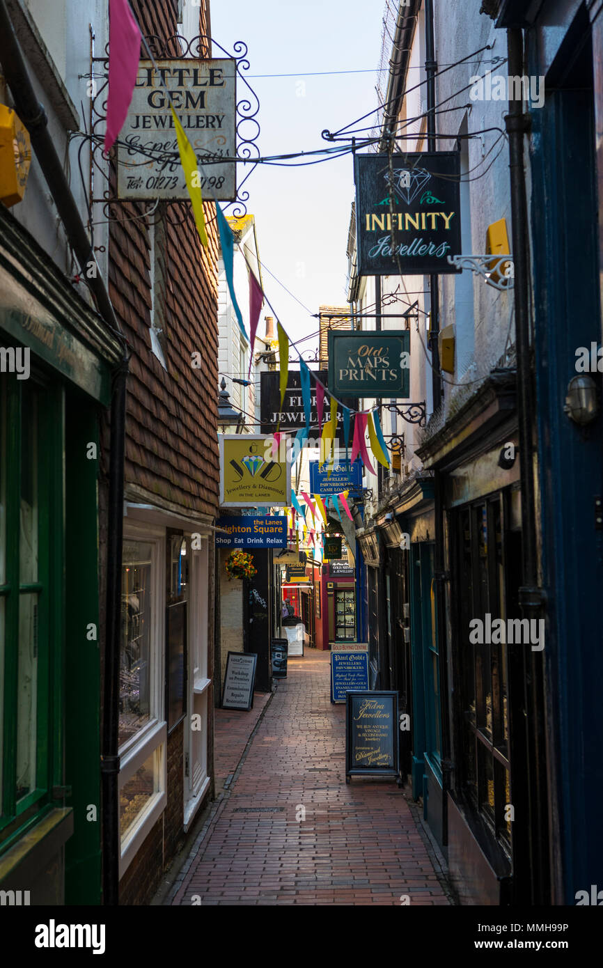 Brighton the lanes market street hi-res stock photography and images ...