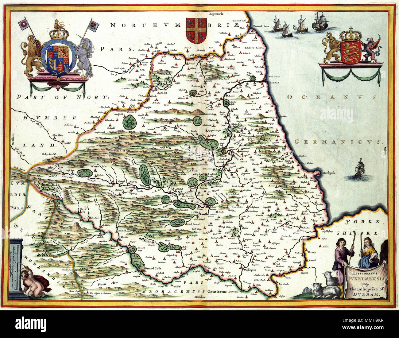 John speed map england hi-res stock photography and images - Alamy