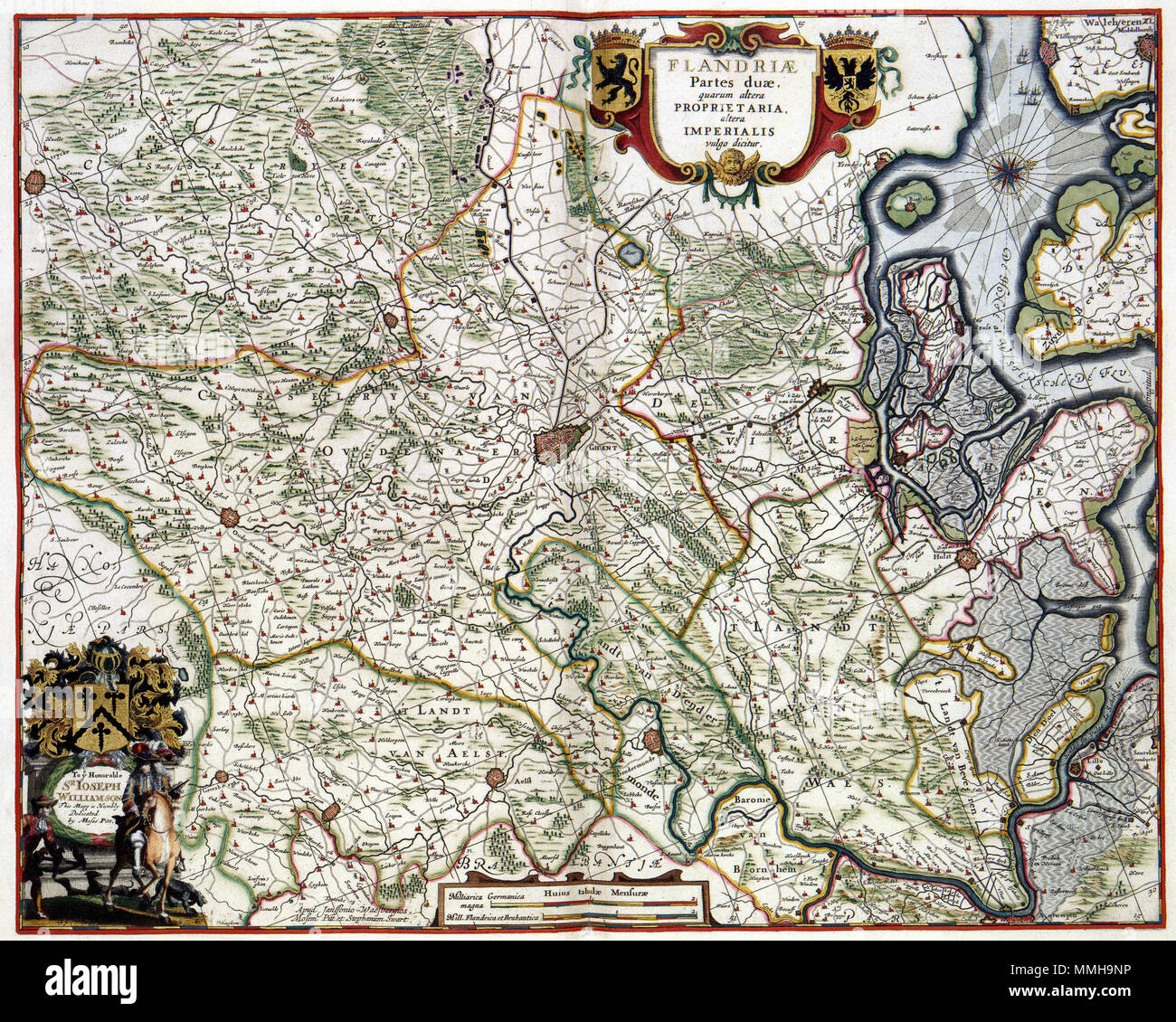 Map of flanders hi-res stock photography and images - Alamy