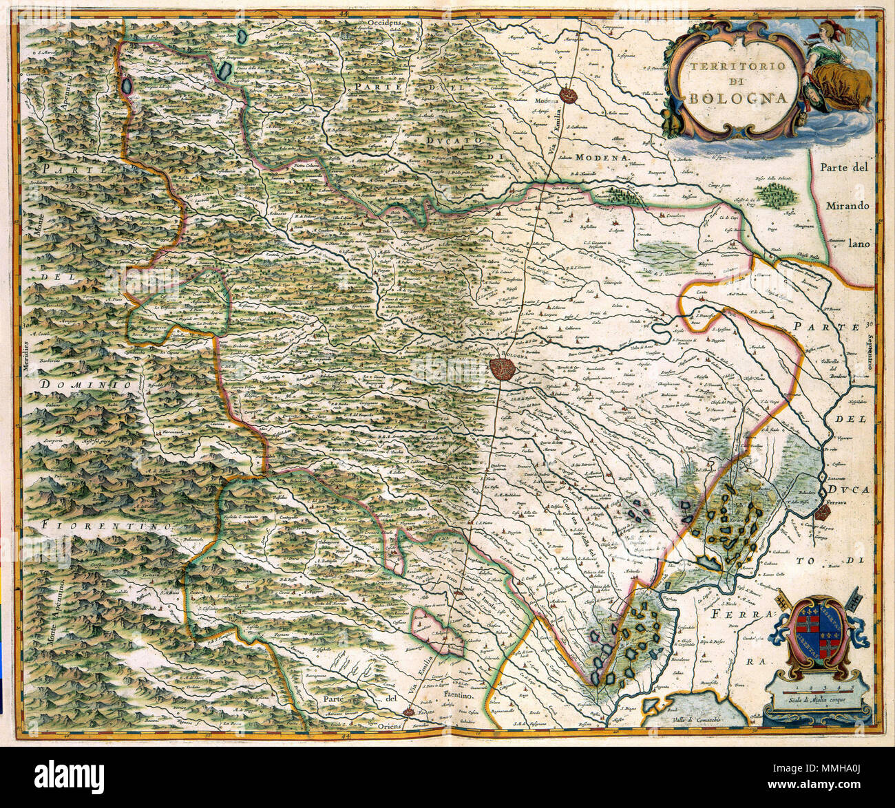 Map of bologna hi-res stock photography and images - Alamy