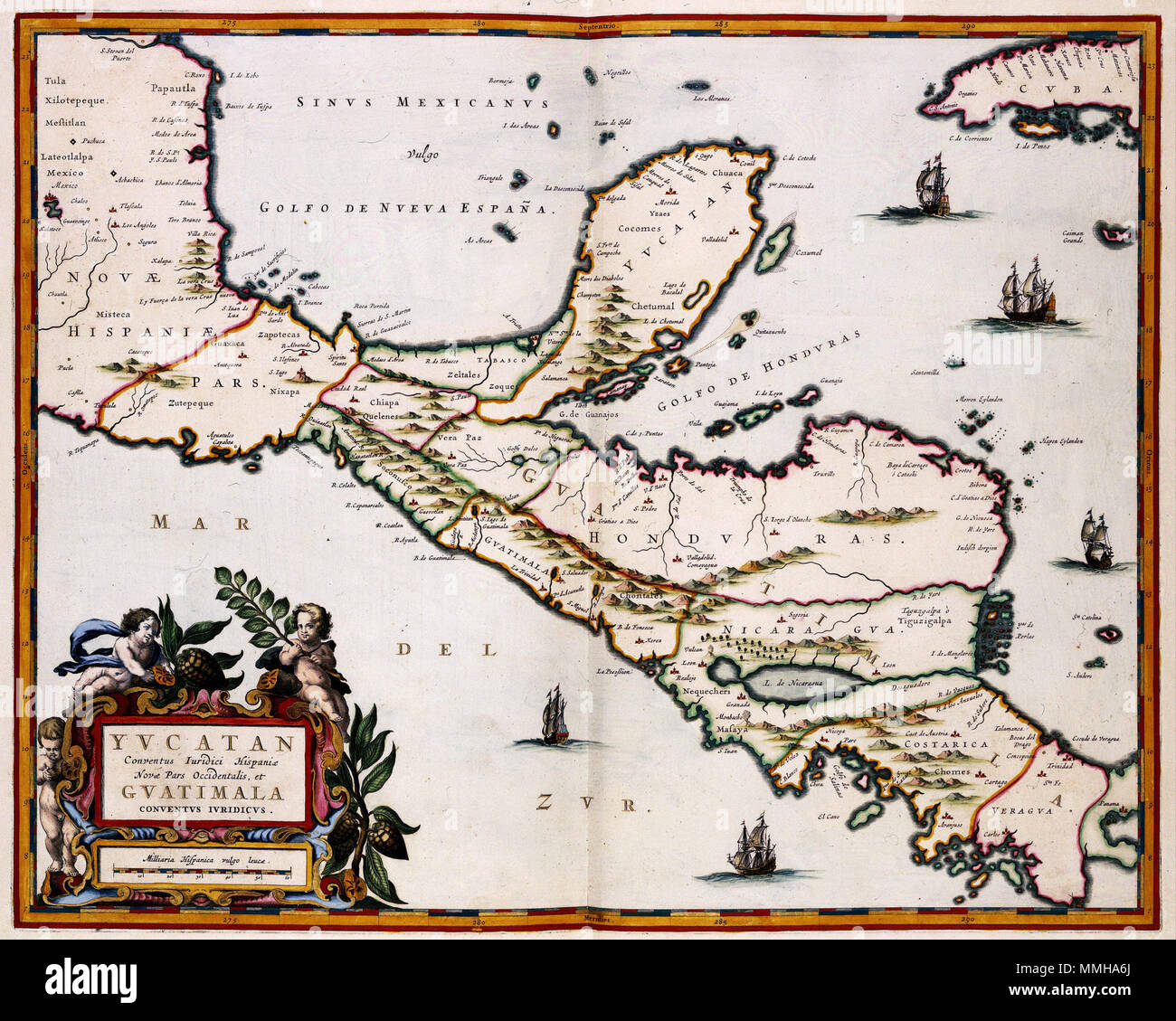 Yucatan on map