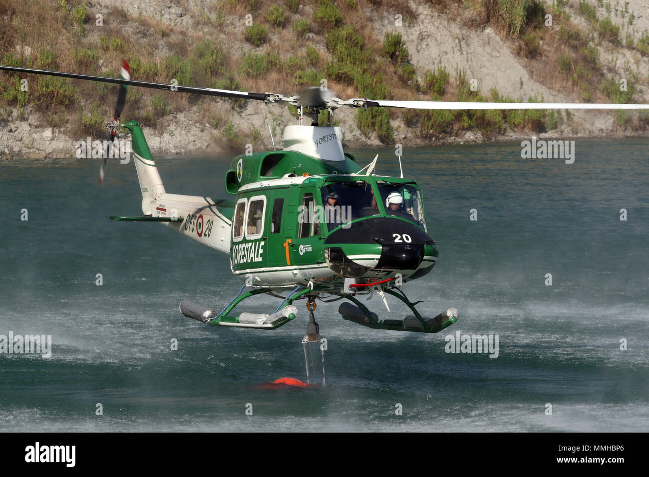 Firefighter helicopter pilot hi-res stock photography and images - Alamy