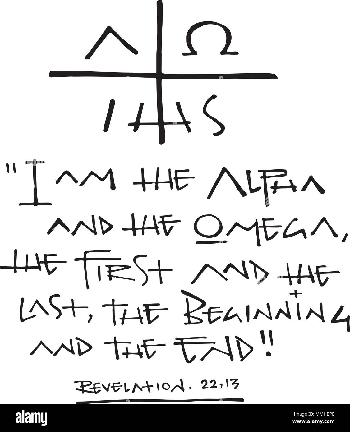 Alpha omega catholic Stock Vector Images - Alamy