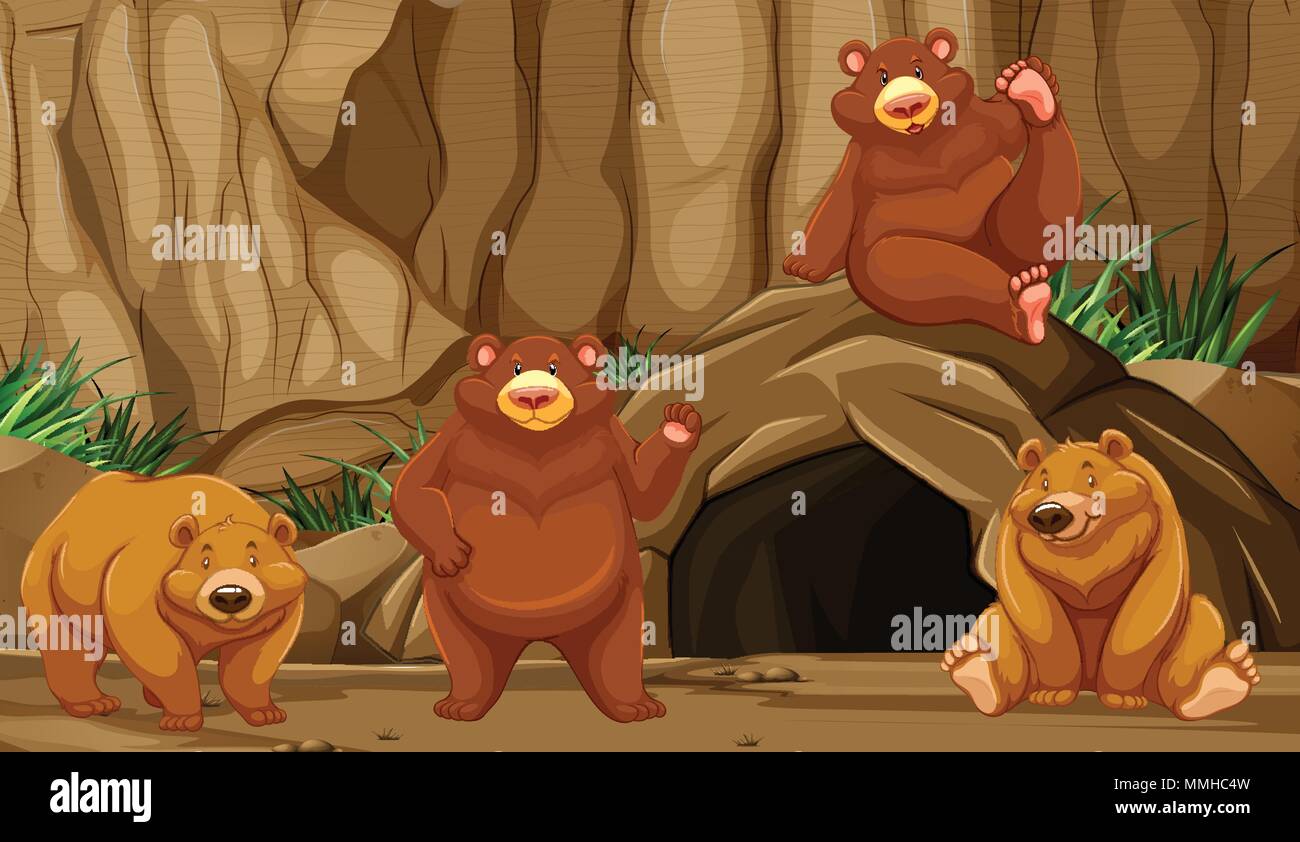 Cave bear drawing hi-res stock photography and images - Alamy