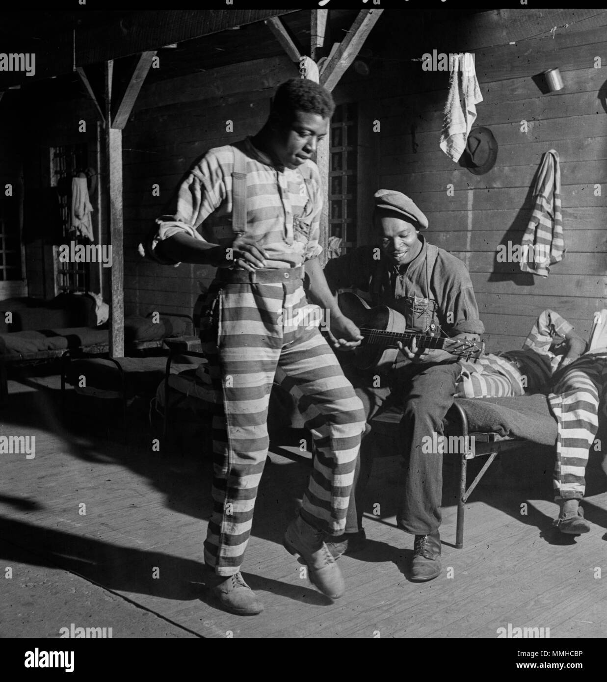 African American prisoners play music and dance in their Greene County ...
