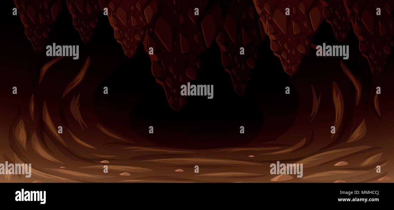 Cave inside Stock Vector Images - Alamy