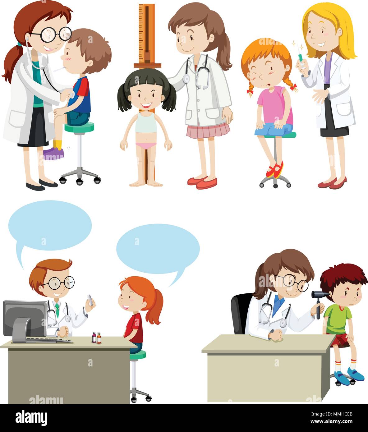 Healthy Kids Clip Art