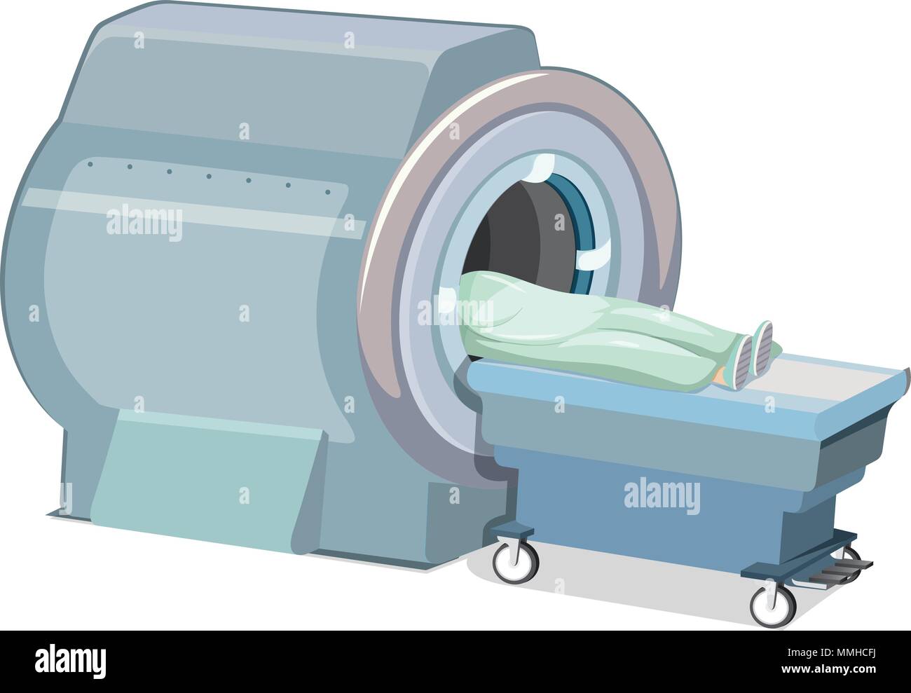 Mri Scan Stock Vector Images - Alamy