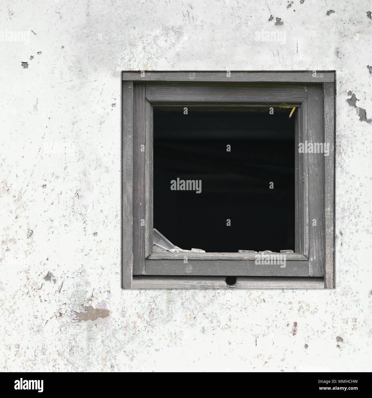 Aged white painted window frame hi-res stock photography and images - Alamy