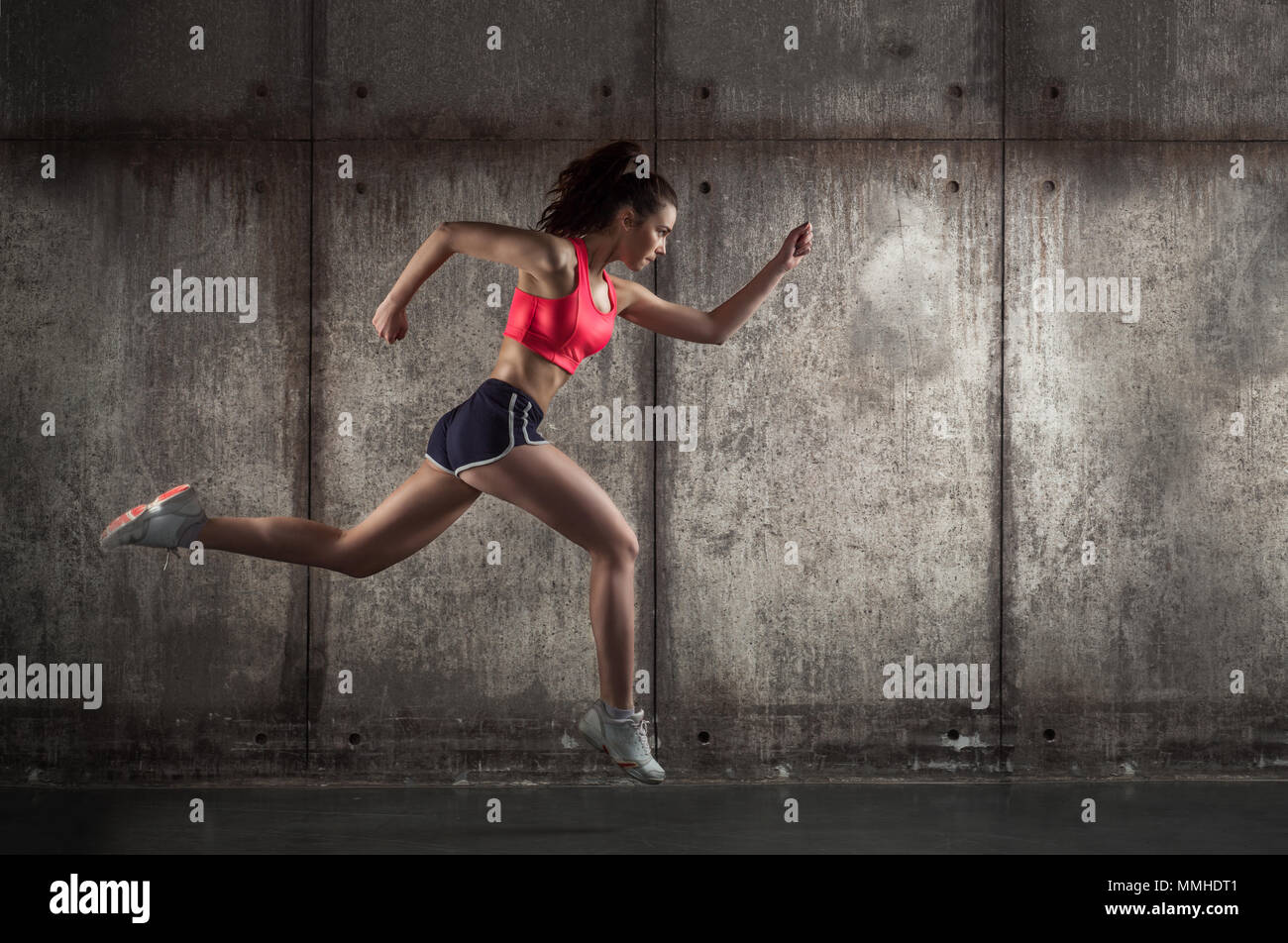 Girl runner hi-res stock photography and images - Alamy