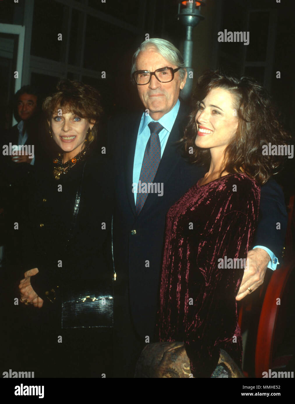 Los Angeles Ca May 23 L R Veronique Peck Actor Gregory Peck And