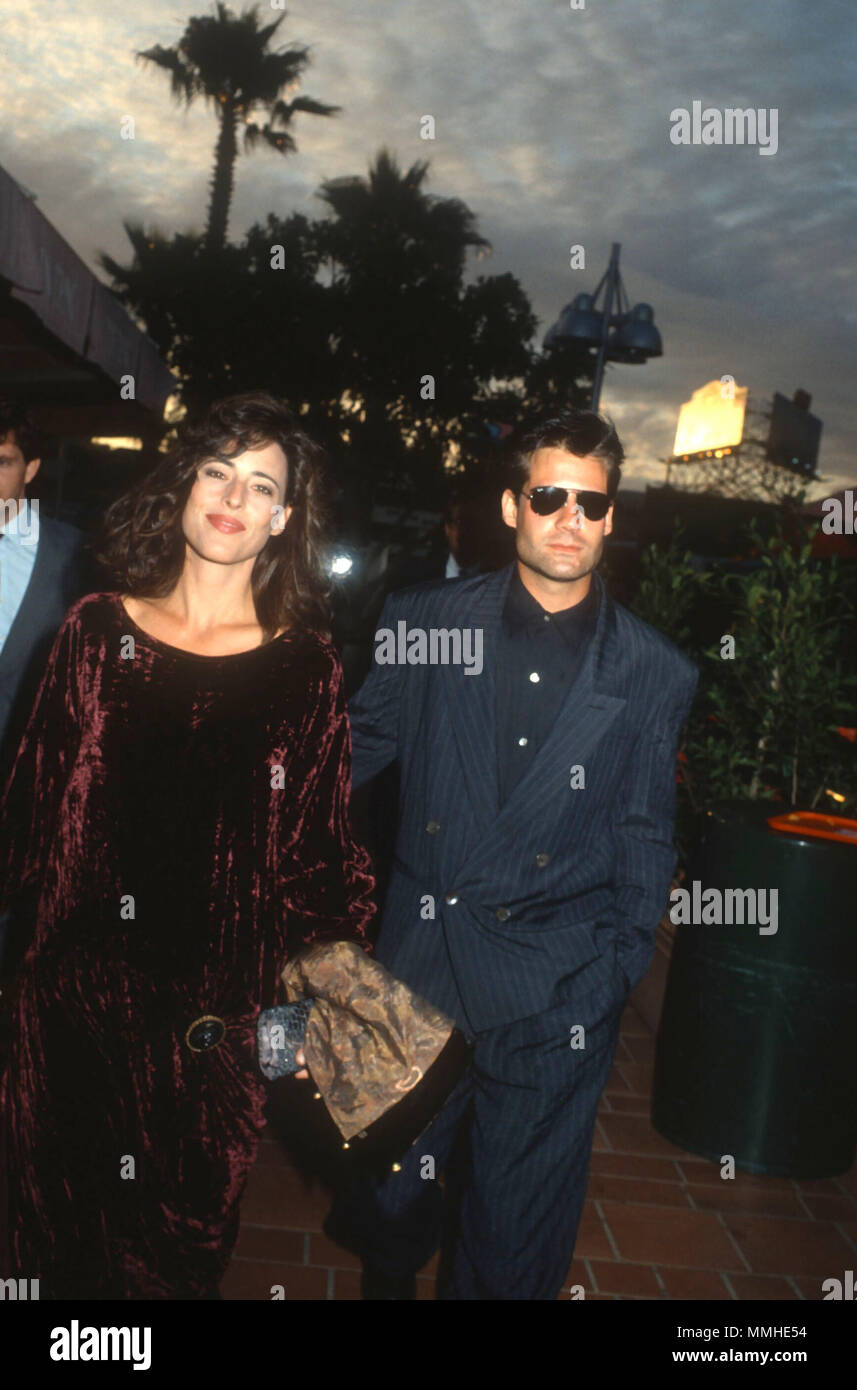 LOS ANGELES, CA - MAY 23: (L-R) Actress Cecilia Peck and actor Adrian Pasdar attend 'Torn Apart ...