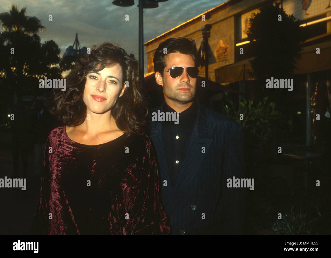 LOS ANGELES, CA - MAY 23: (L-R) Actress Cecilia Peck and actor Adrian Pasdar attend 'Torn Apart ...