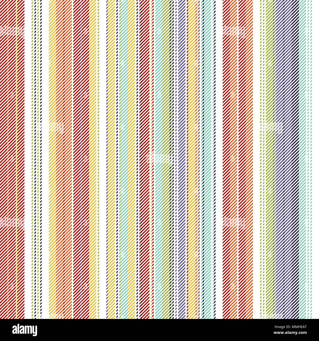 Multicolor abstract striped seamless pattern. Vector illustration Stock ...