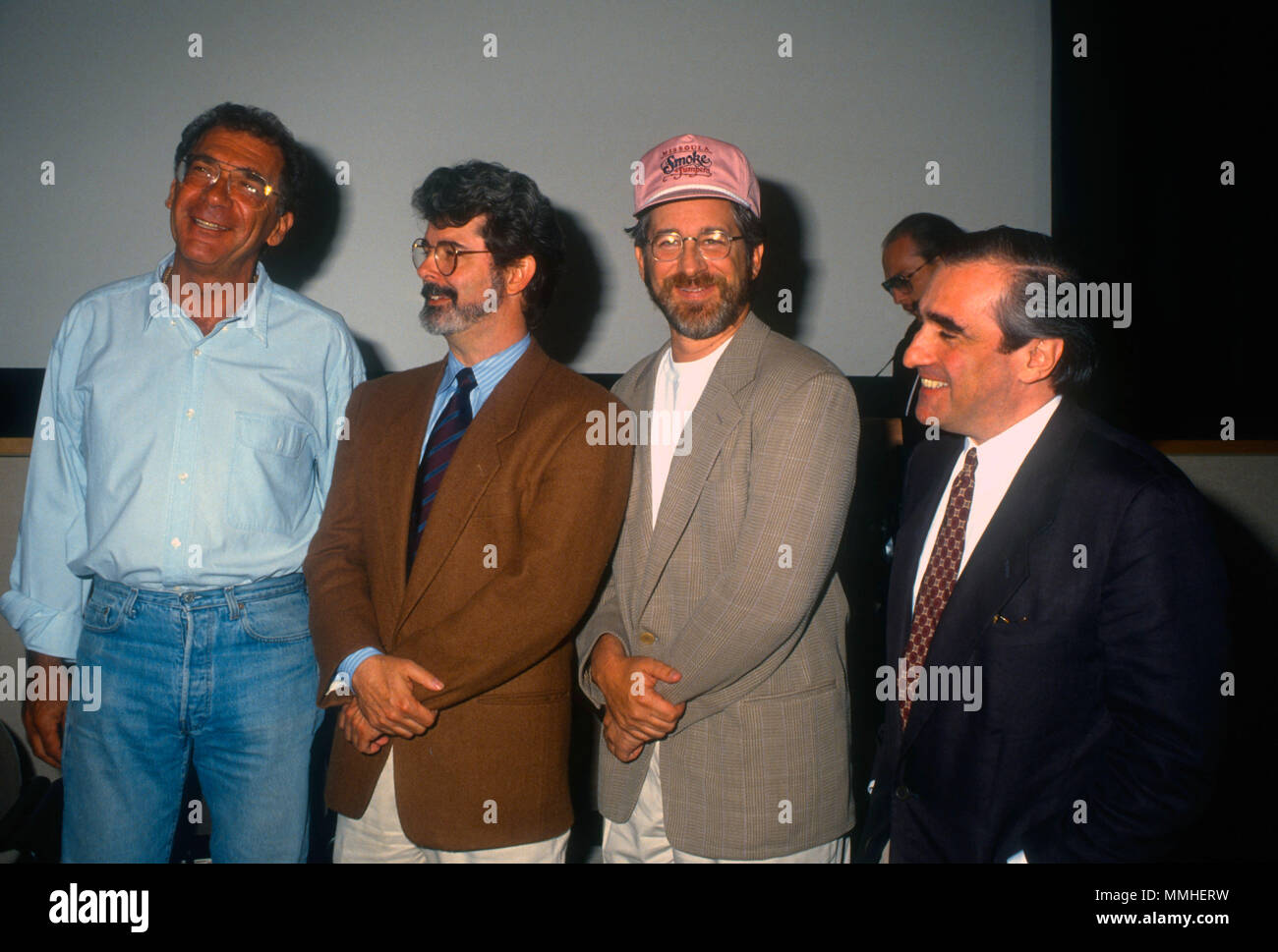BEVERLY HILLS, CA - MAY 01: (L-R) Directors Sydney Pollack, George ...
