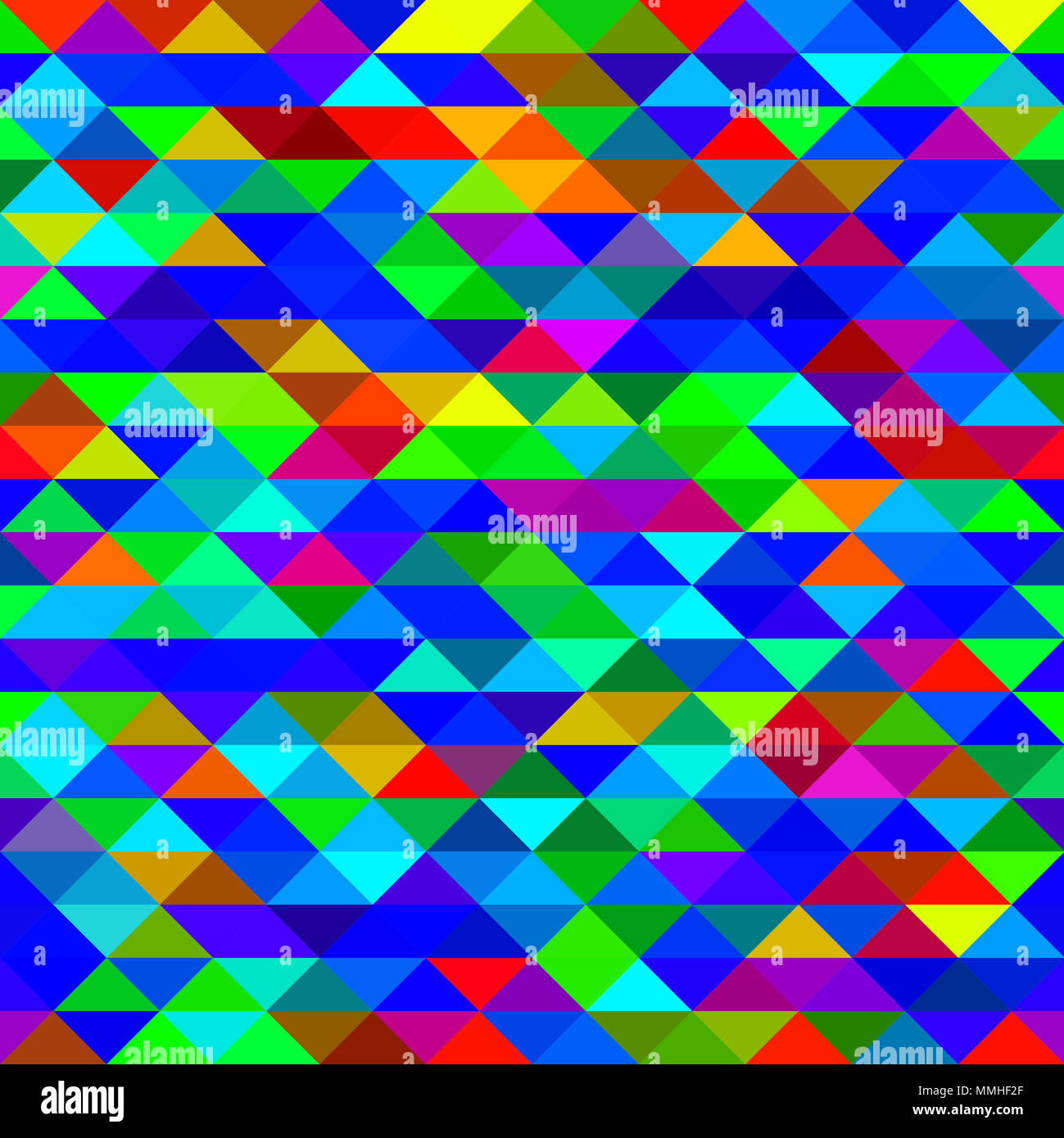 Colorful mosaic triangles texture Stock Photo - Alamy