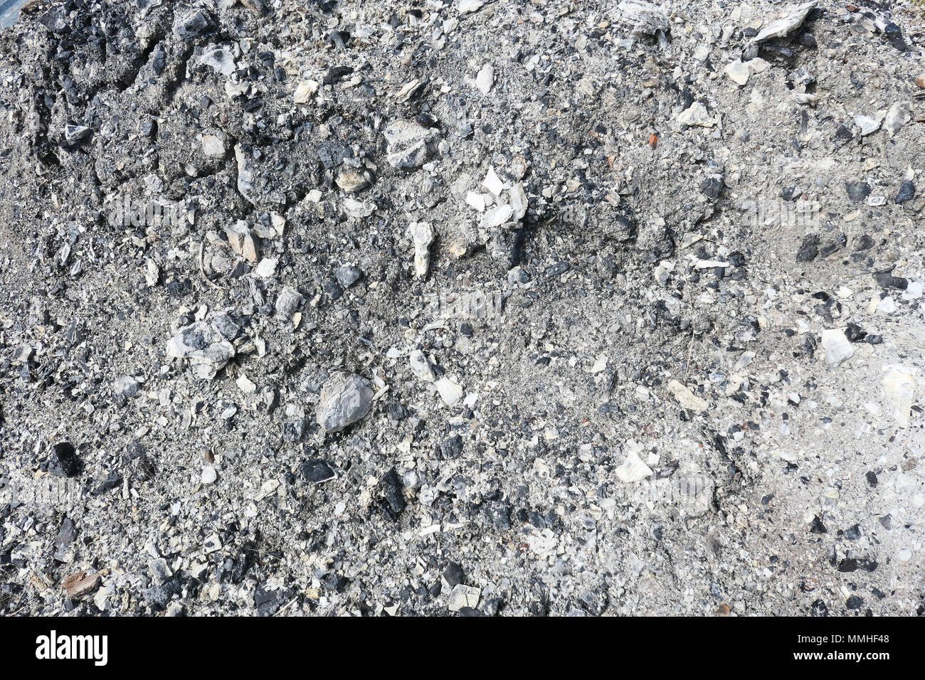 Ash cinder texture Stock Photo - Alamy