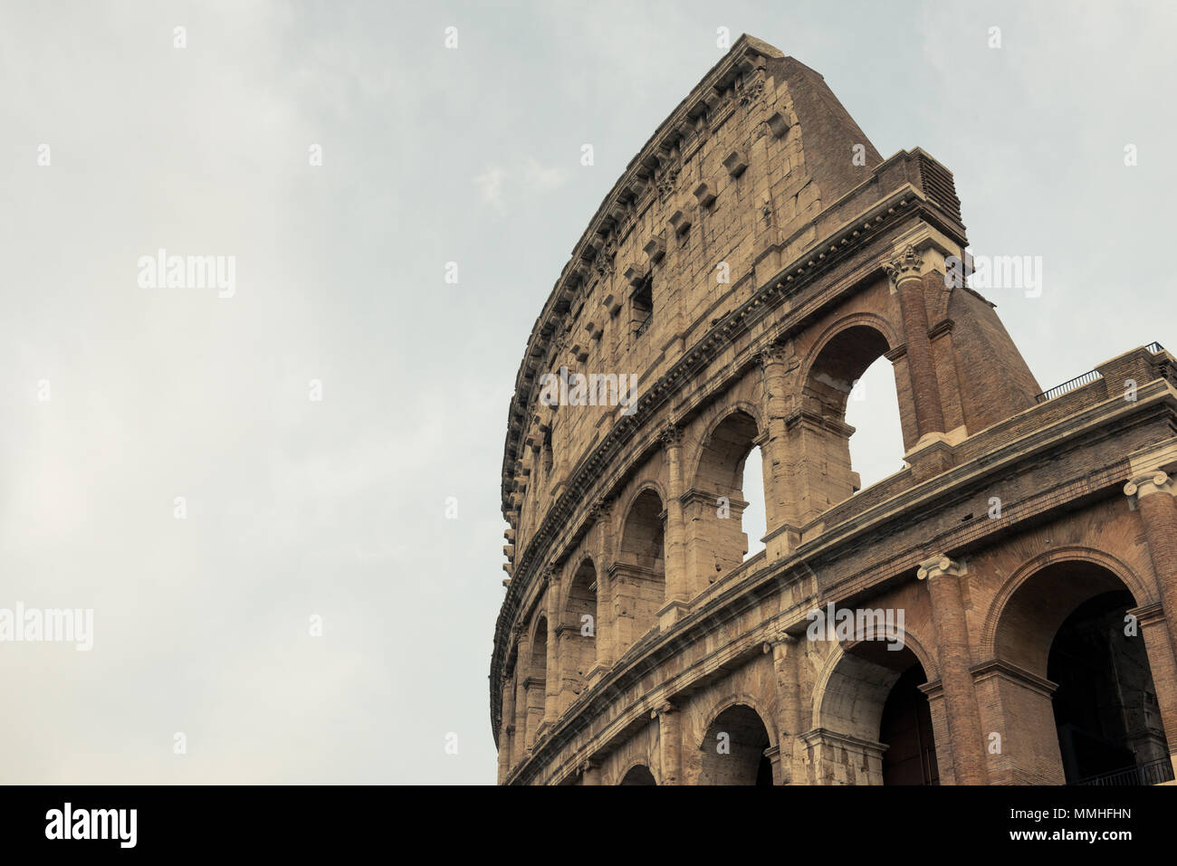 Horizontal picture of amazing architecture Coliseum, important landmark ...