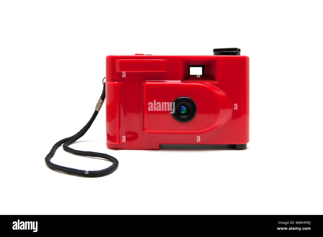 Disposable camera isolated on white background Stock Photo - Alamy