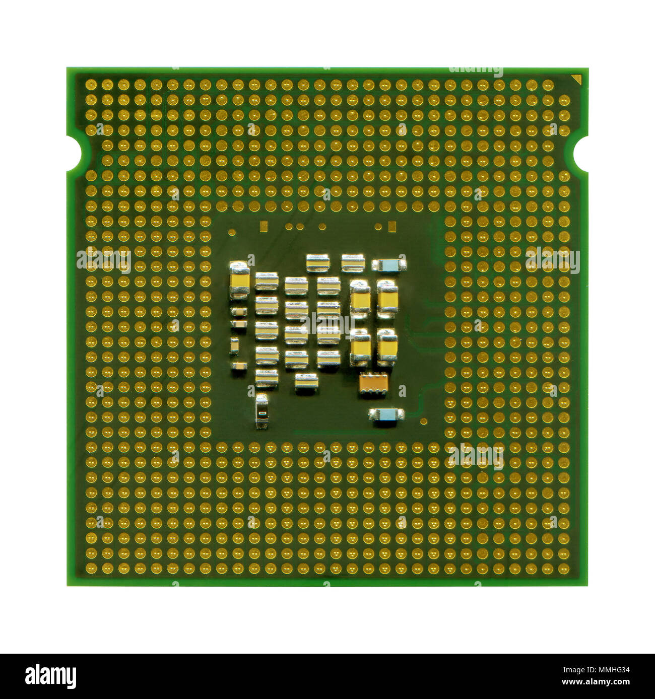 Computer CPU isolated on a white background Stock Photo - Alamy