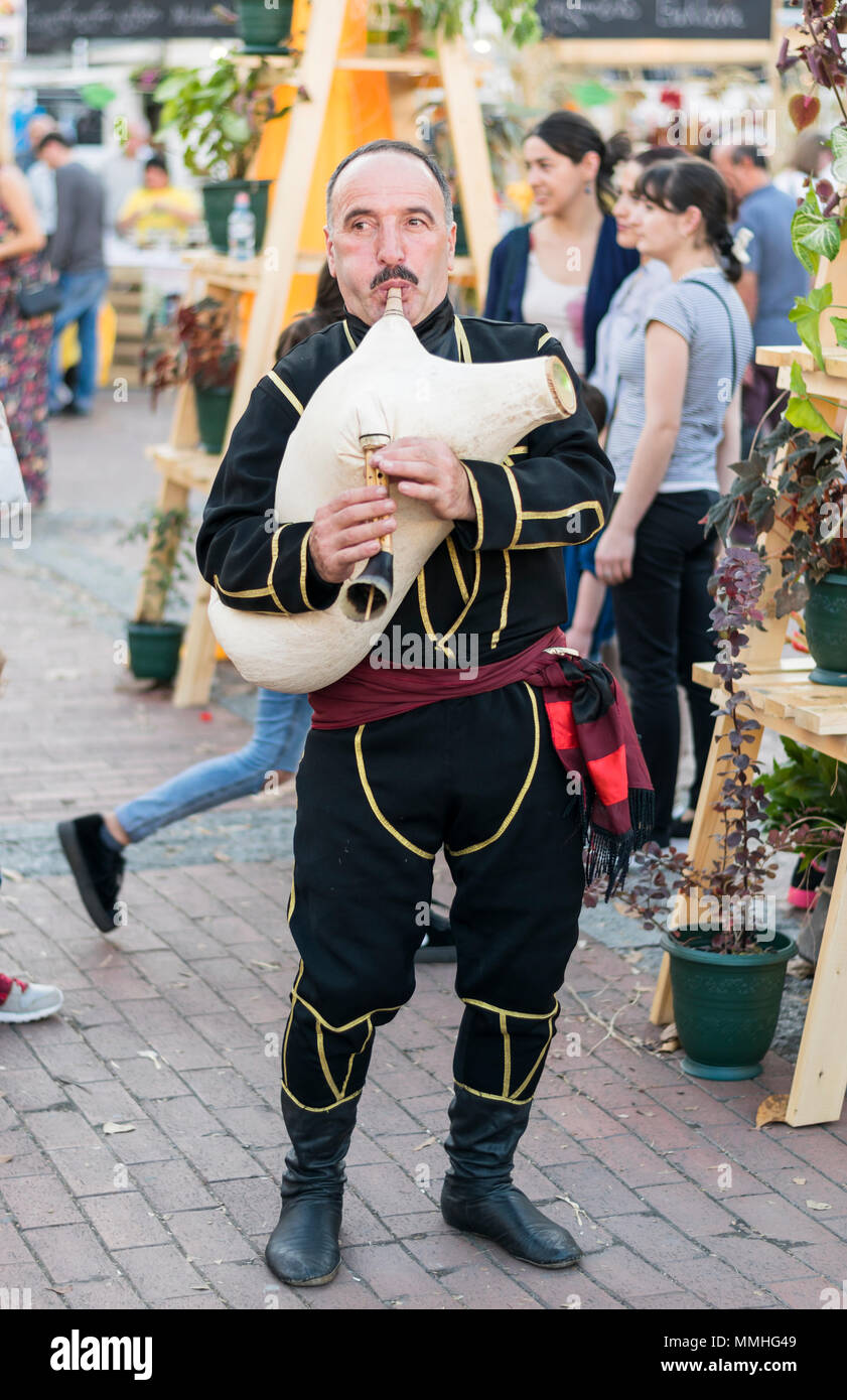Georgian people in national costumes hi-res stock photography and ...