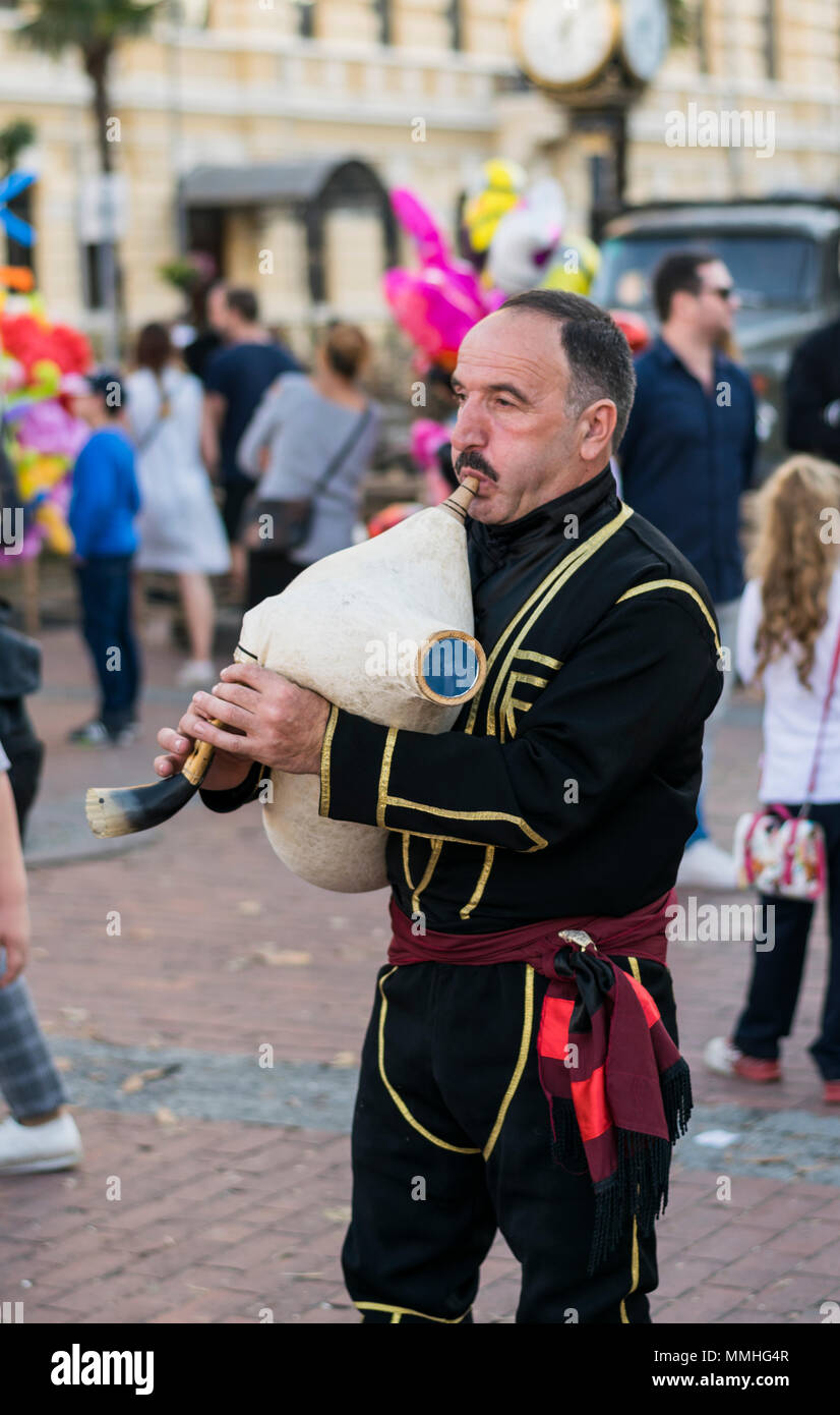 Georgian people in national costumes hi-res stock photography and ...