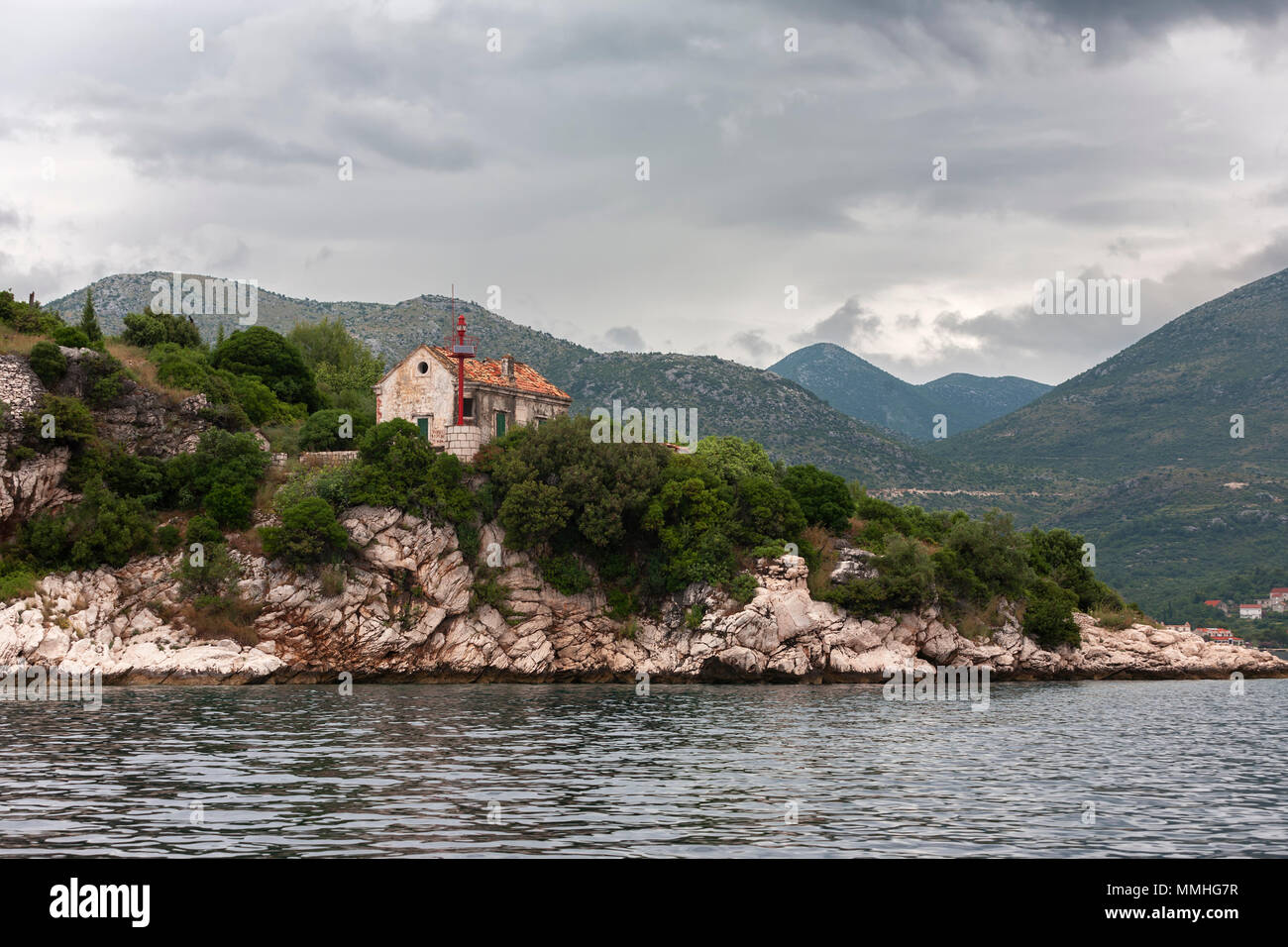 The entrance to Luka Slano (Slano Bay), Croatia Stock Photo - Alamy