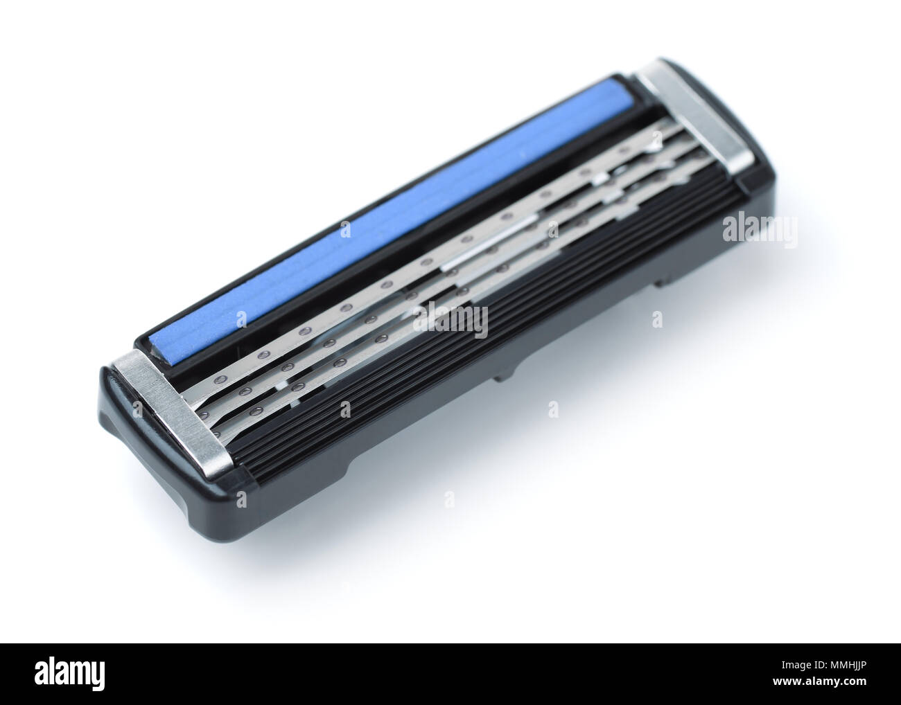 Replaceable razor blade cartridge isolated on white Stock Photo - Alamy