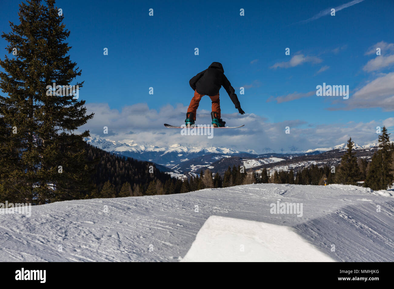 Children jumping in air in park hi-res stock photography and images - Alamy