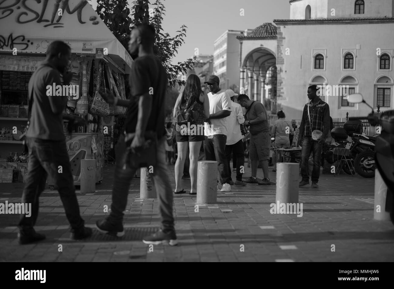 Downtown district athens hi-res stock photography and images - Alamy