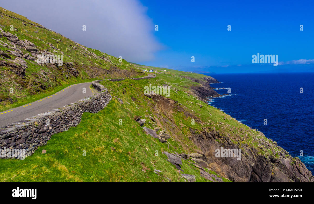 Awesome landscape at Dingle Peninsula Ireland Stock Photo - Alamy