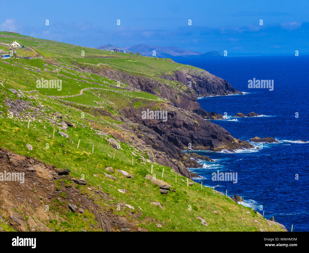 Awesome landscape at Dingle Peninsula Ireland Stock Photo - Alamy