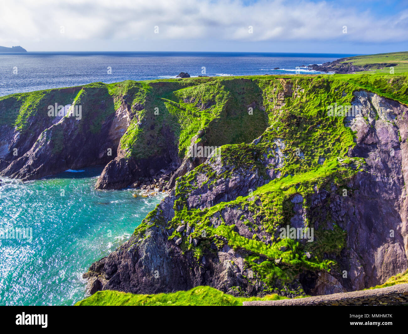 Beautiful Irish west coast at Wild Atlantic way Stock Photo - Alamy