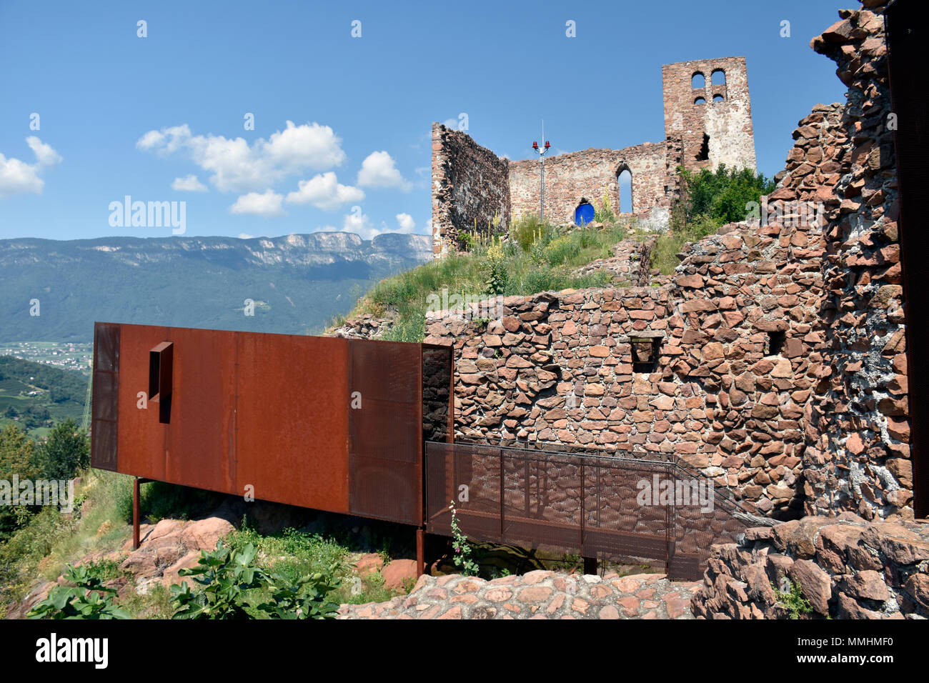 Art gallery inside Sigmundskron Castle, current location of the Messner ...