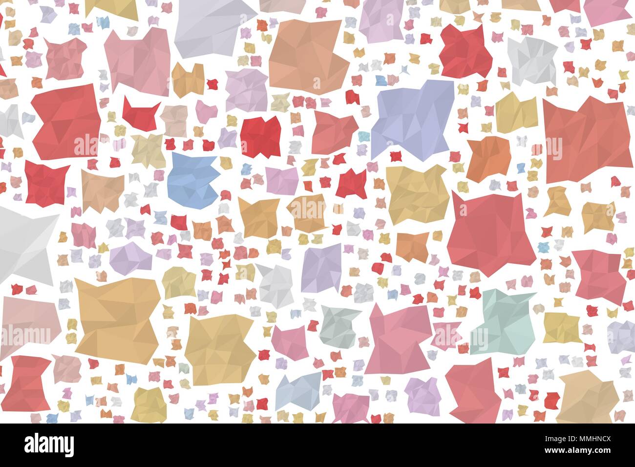 Shape of triangle strip, abstract background pattern. No overlaping ...