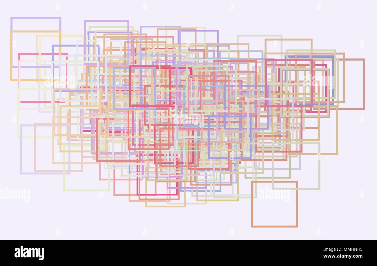 Shape Of Square Rectangle Abstract Background Pattern Vector Illustration Graphic Stock