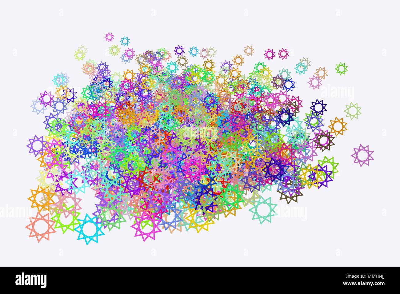 Abstract background with shape of star pattern. Vector illustration ...