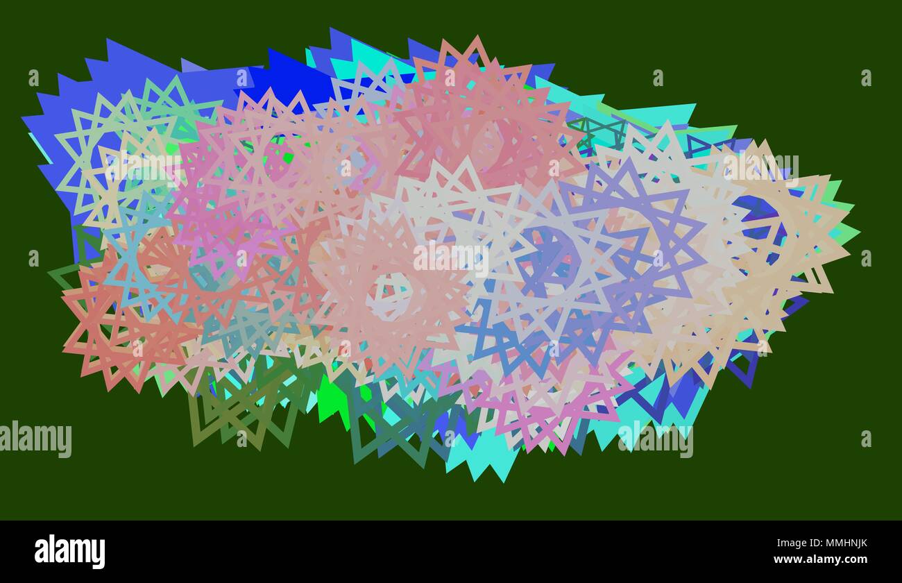 Abstract colored star shape pattern. Good for web page, wallpaper ...