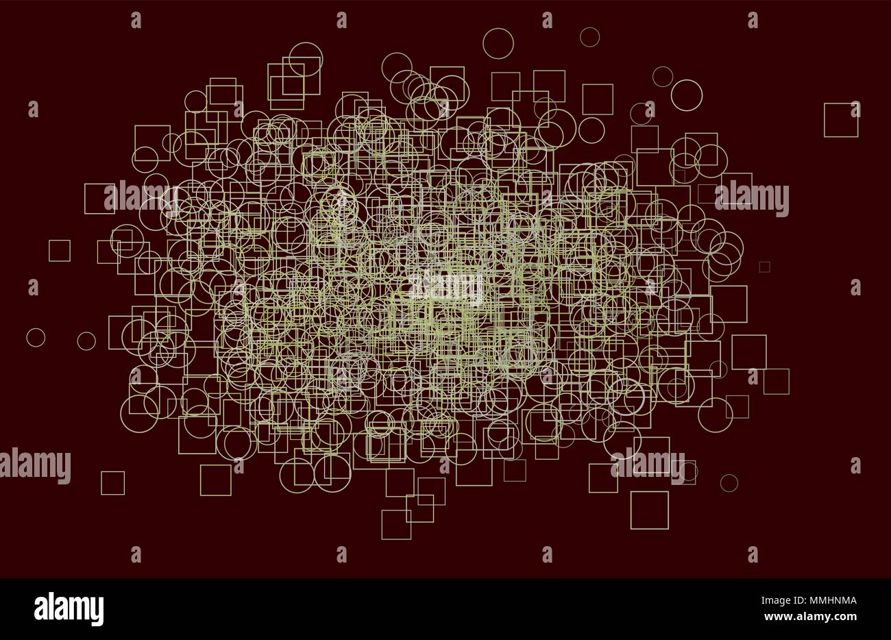 Abstract colored ellipse & square box shape pattern. Good for web page ...