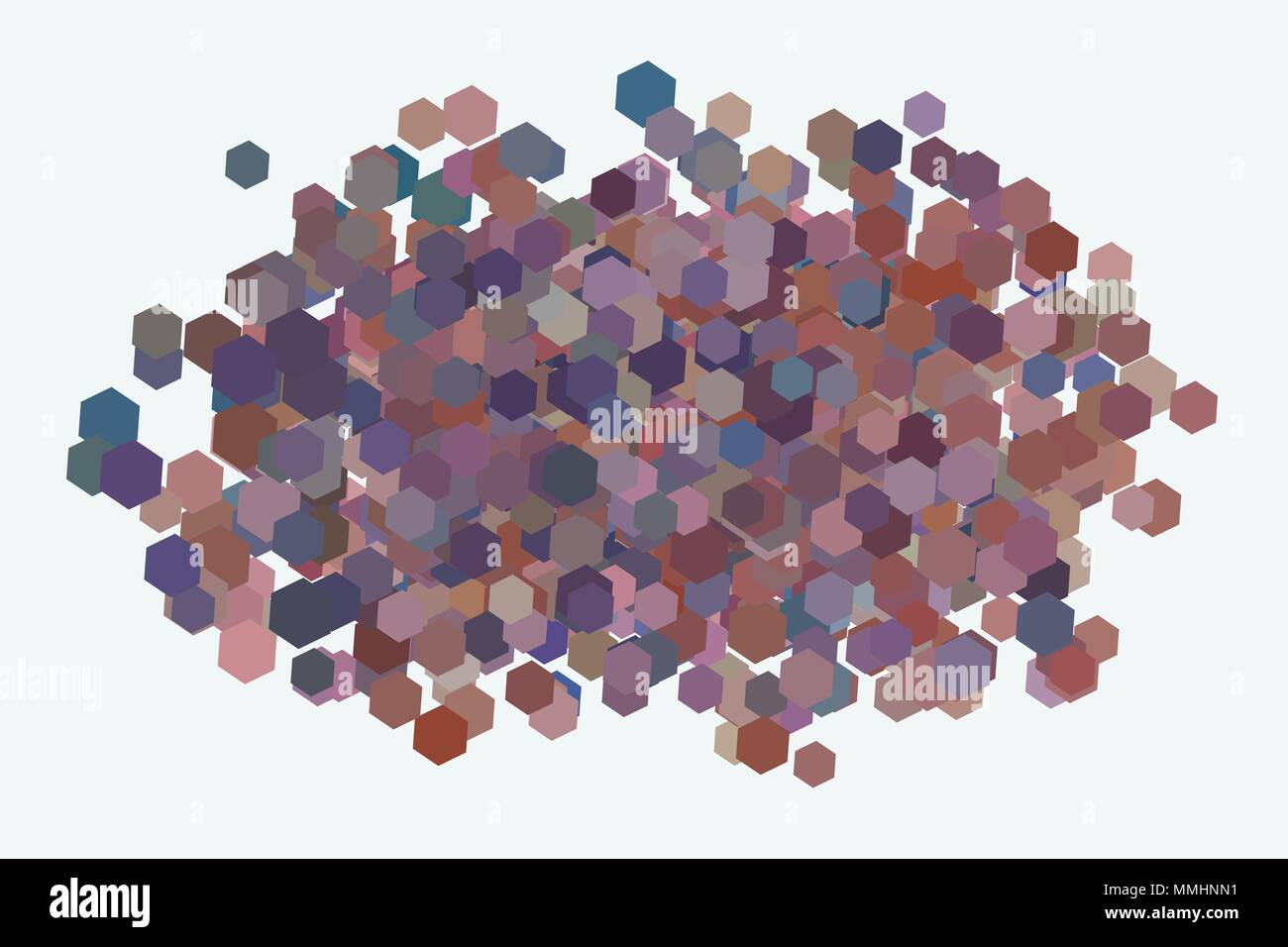 Modern geometrical hexagon background pattern abstract. Vector ...