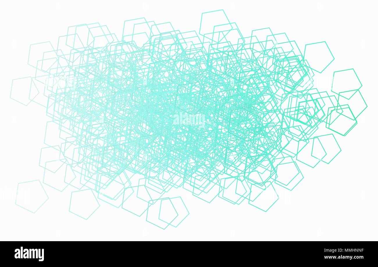 Abstract background with shape of pentagon pattern. Vector illustration ...