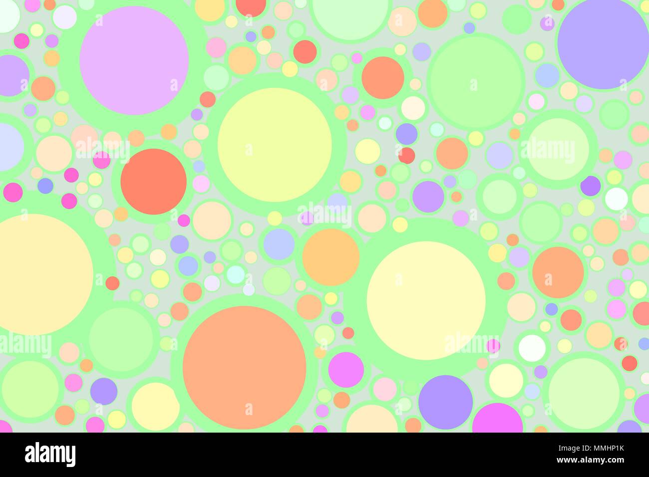 Abstract background with shape of circles, bubbles, sphere or ellipses ...