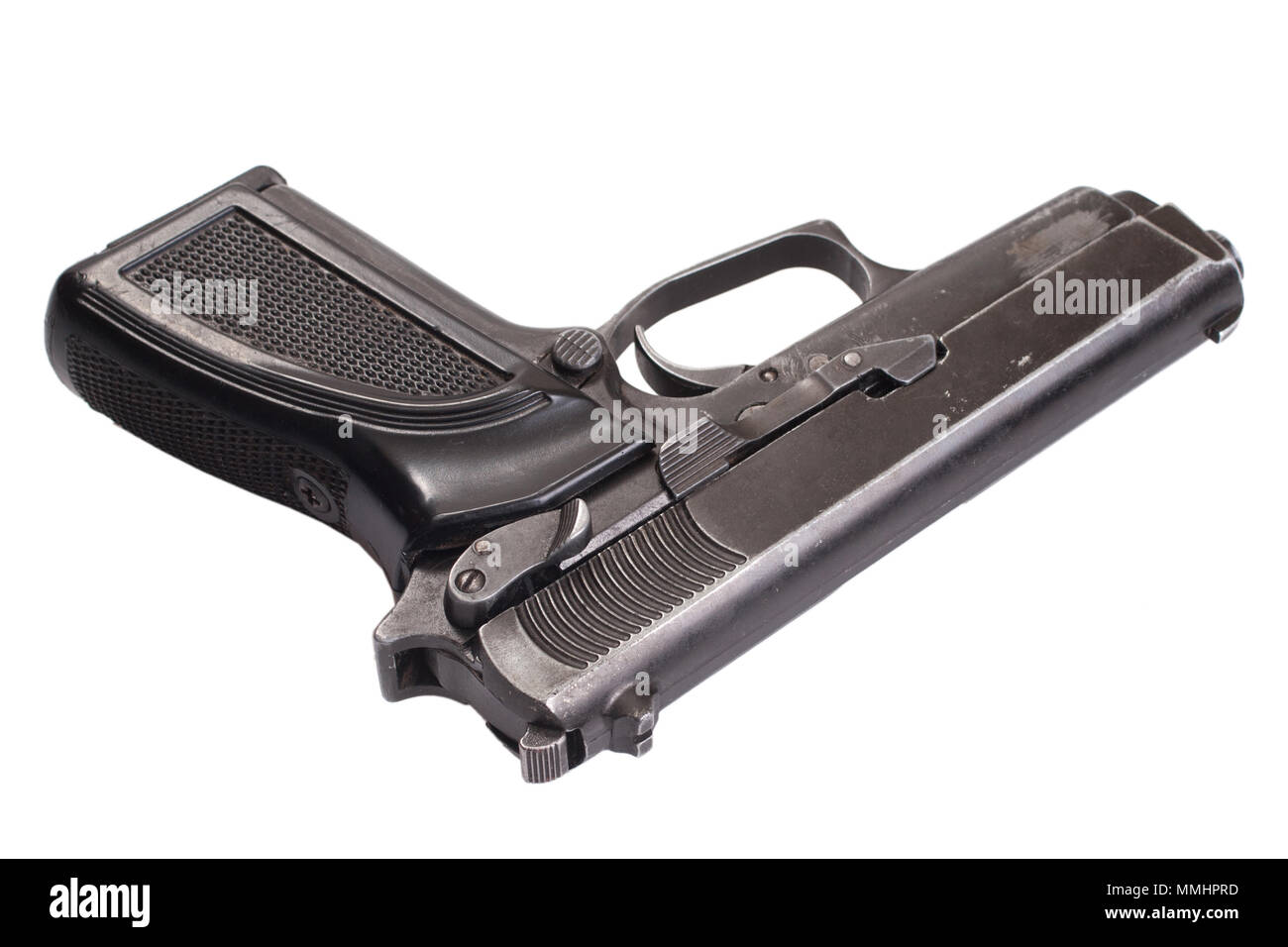 hand gun isolated on white background Stock Photo - Alamy