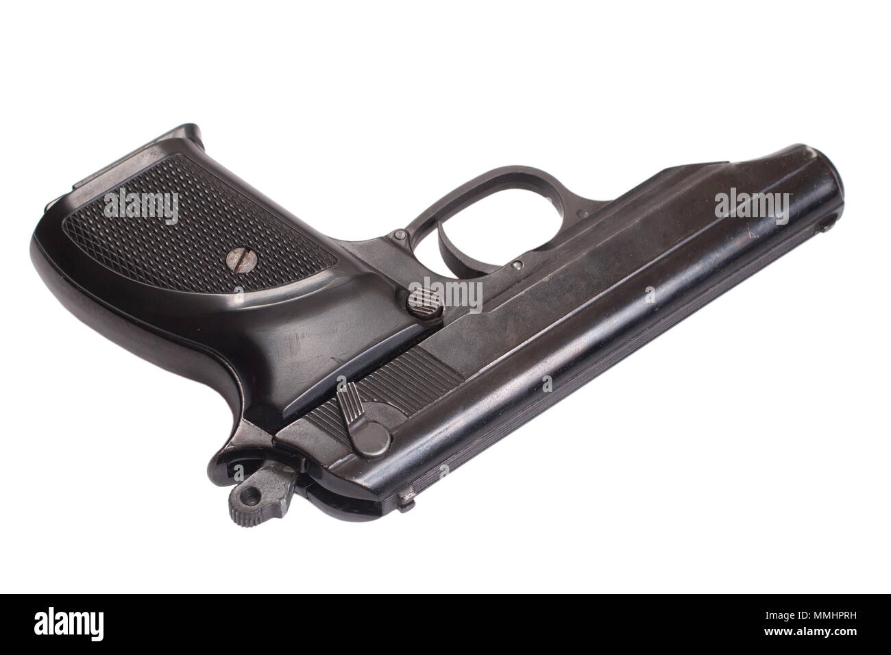 hand gun isolated on white background Stock Photo - Alamy