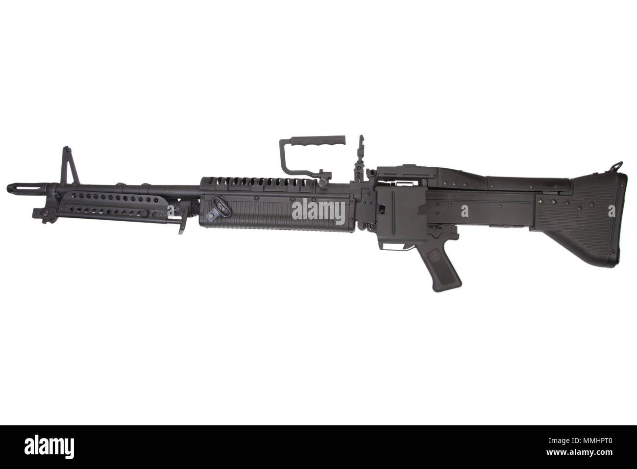 M60 machine gun isolated on white Stock Photo - Alamy