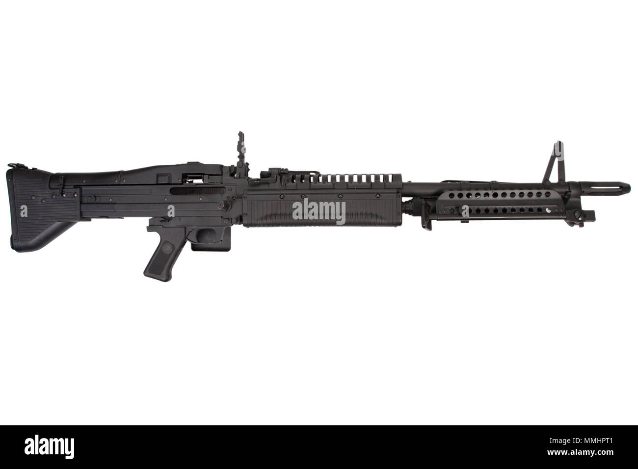 M60 machine gun isolated on white Stock Photo - Alamy