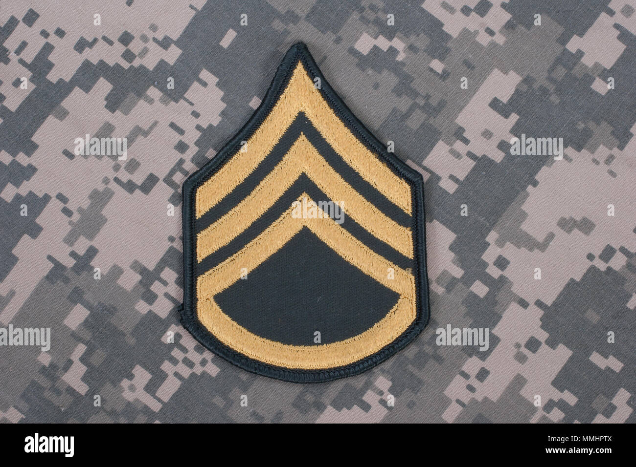 us army uniform sergeant rank patch Stock Photo - Alamy