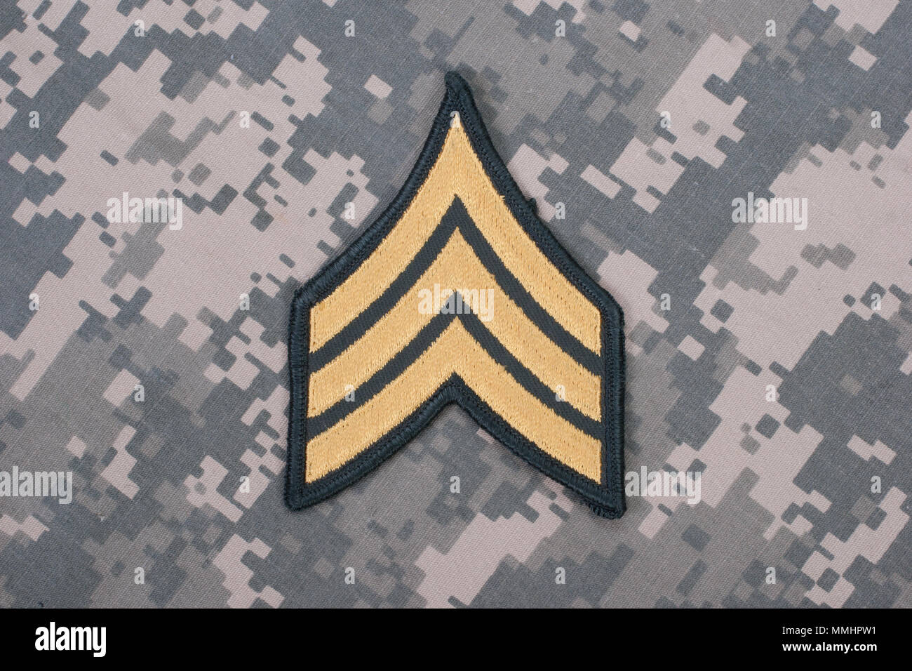 us army uniform sergeant rank patch Stock Photo - Alamy